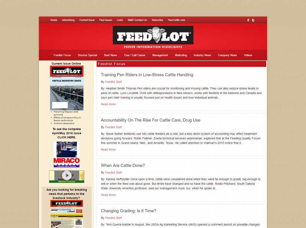 Feedlot Magazine – Wichita Falls Central